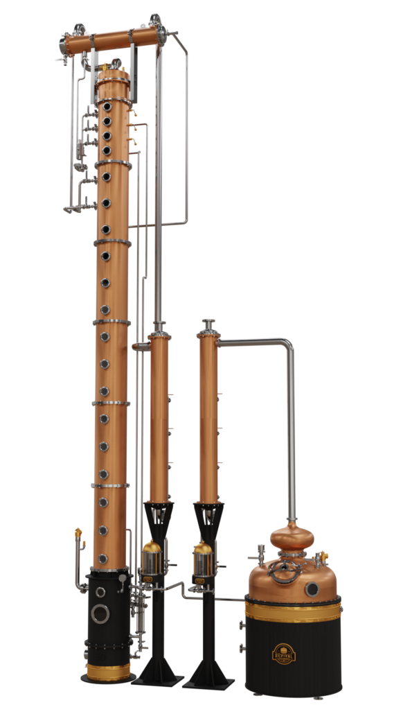 Continuous columns distillation system | Custom designed columns