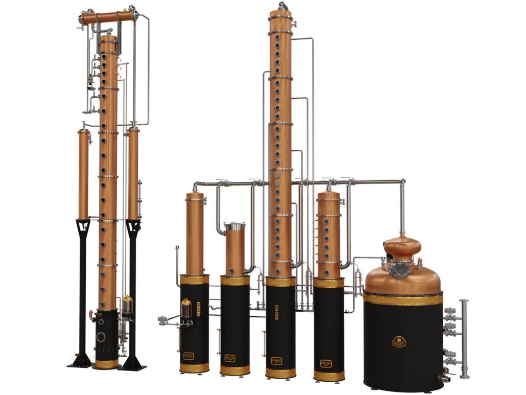 Continuous columns distillation system | Custom designed columns
