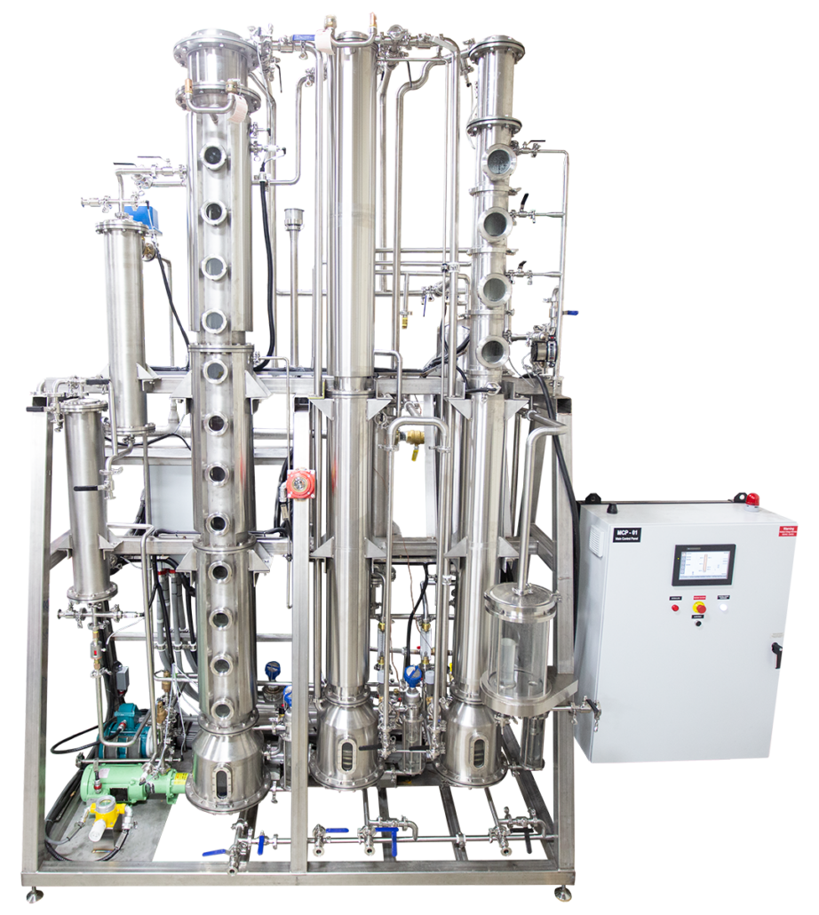 Continuous columns distillation system | Custom designed columns