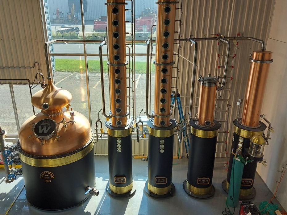 Hybrid stills manufactured by Revival Stillworks
