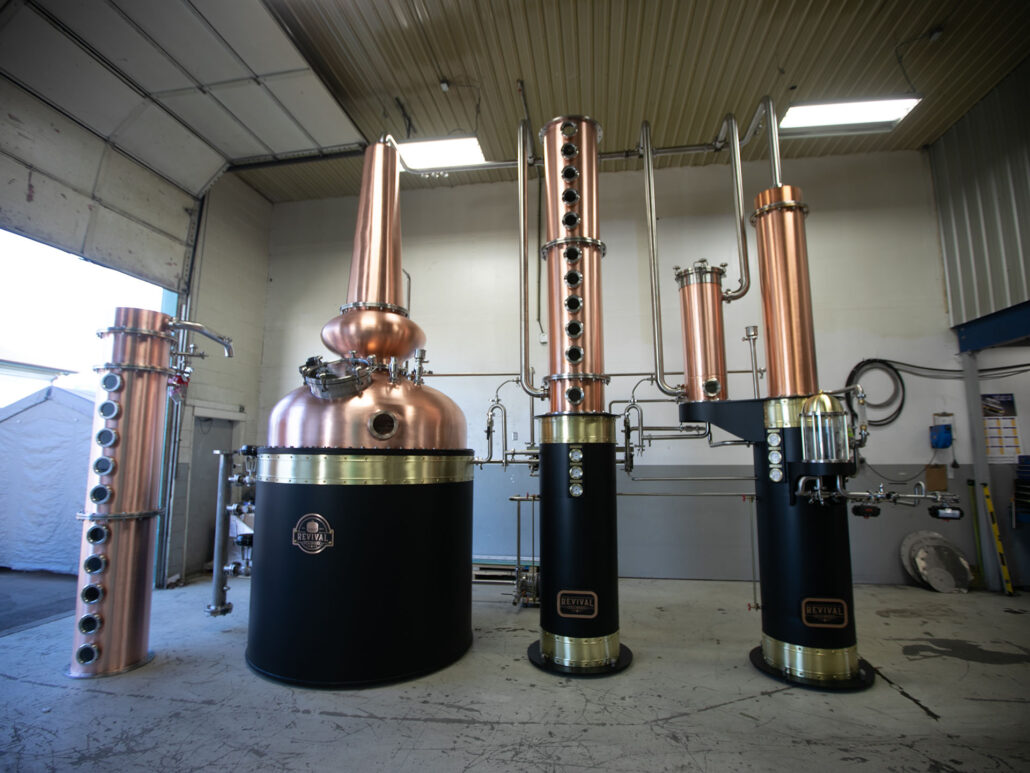 Hybrid stills manufactured by Revival Stillworks